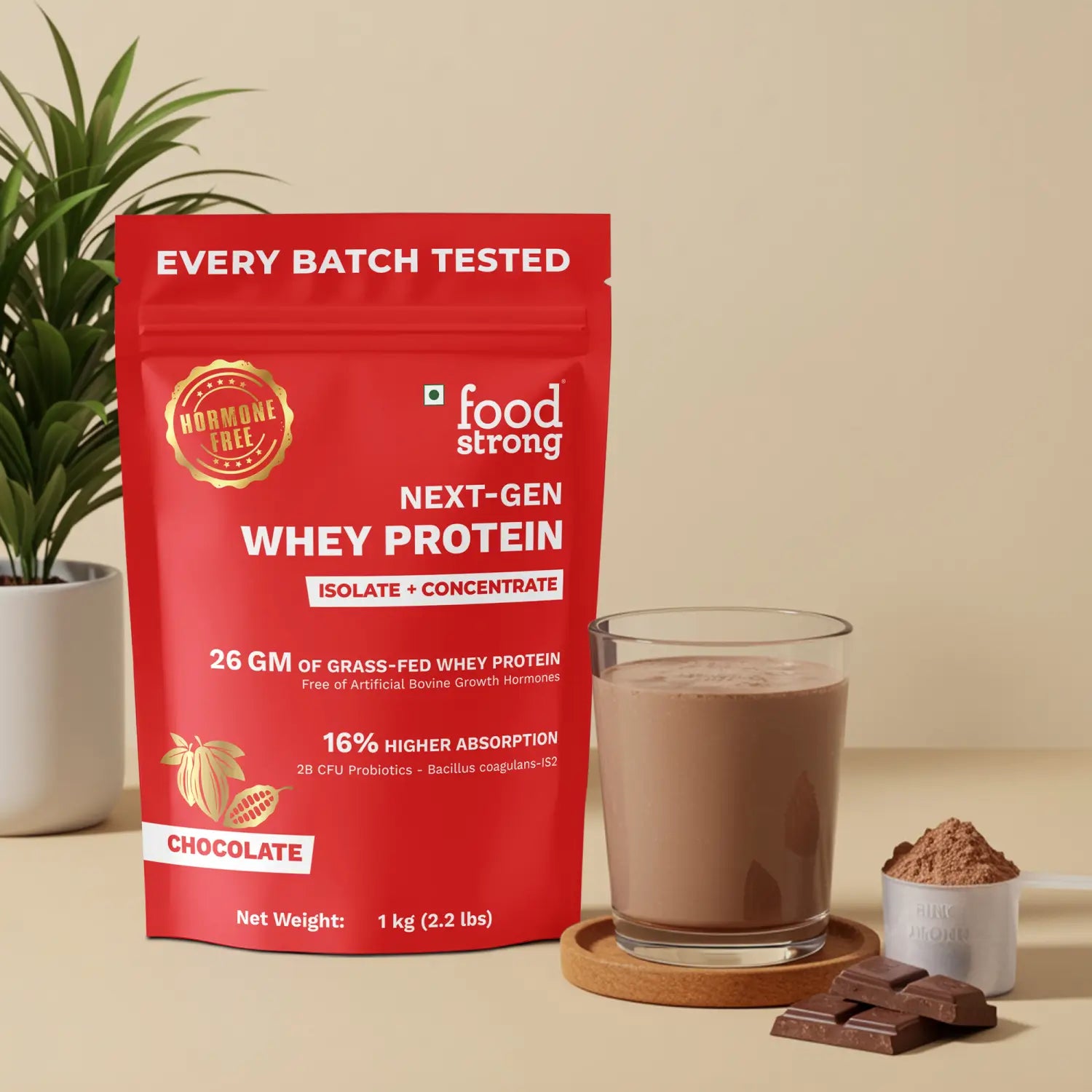 Next-Gen Whey Protein | Chocolate 1 Kg – foodstrong